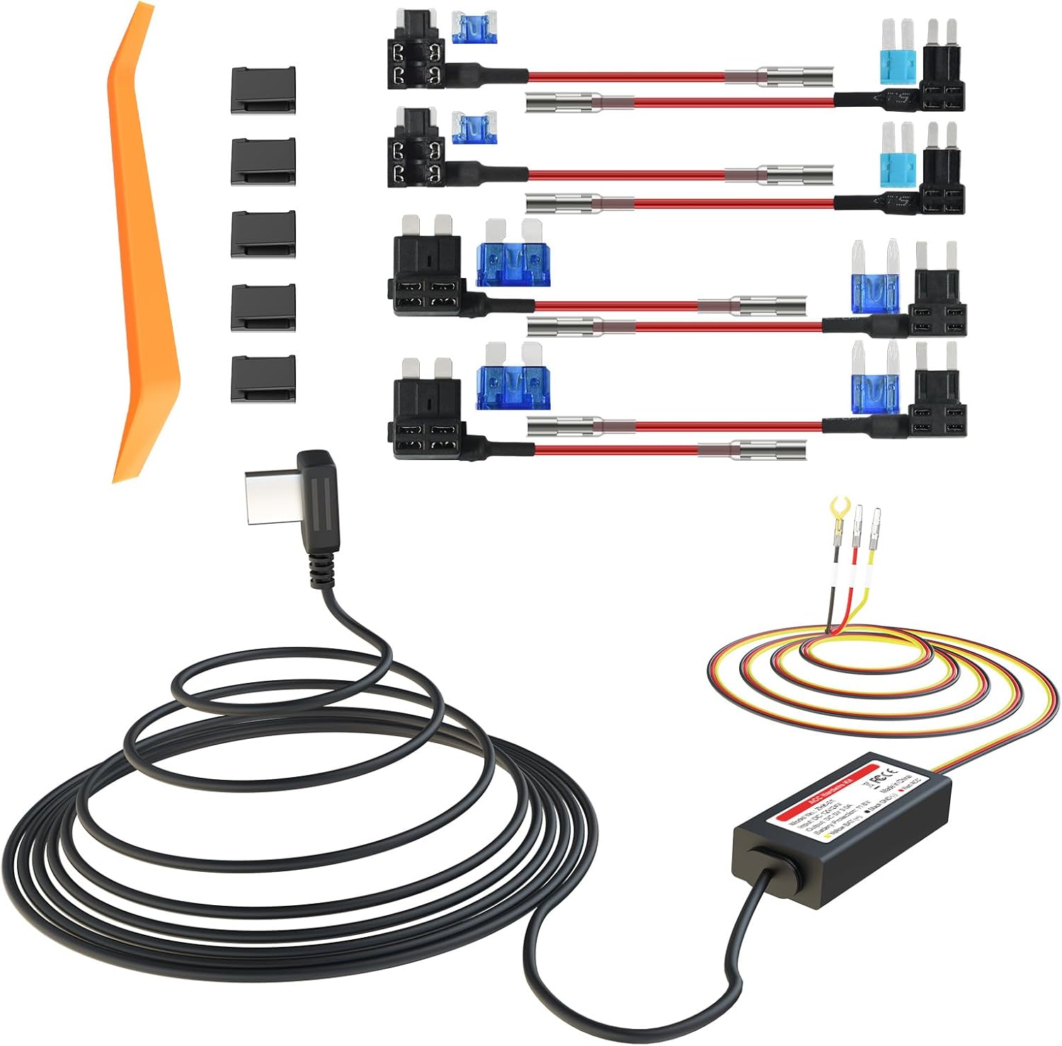 ZMOPO Hardwire Kit for D435 Dash Cam